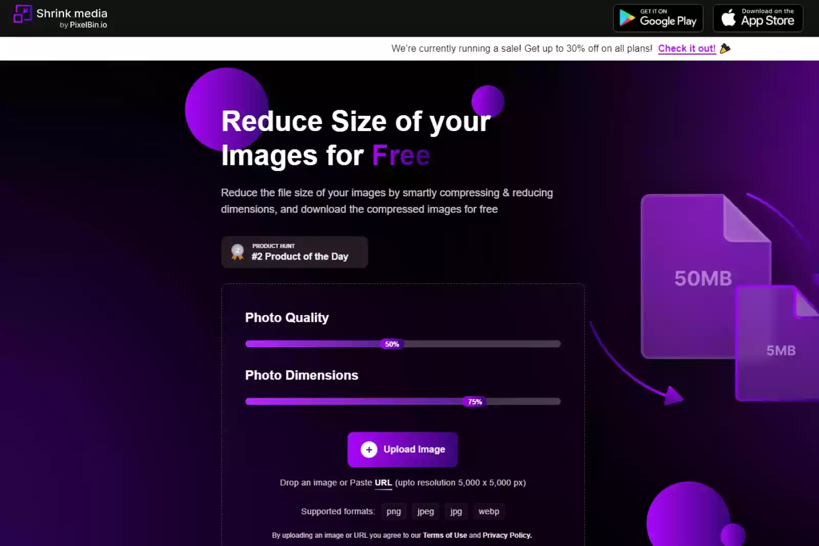 Compress the Image for a Youtube Thumbnail